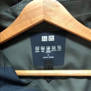 Uniqlo | Jackets & Coats | Uniqlo Zip Up Rain Jacket Large | Poshmark